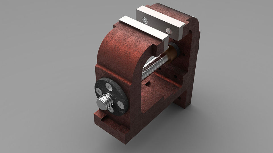Mechanical vice free 3D model | CGTrader