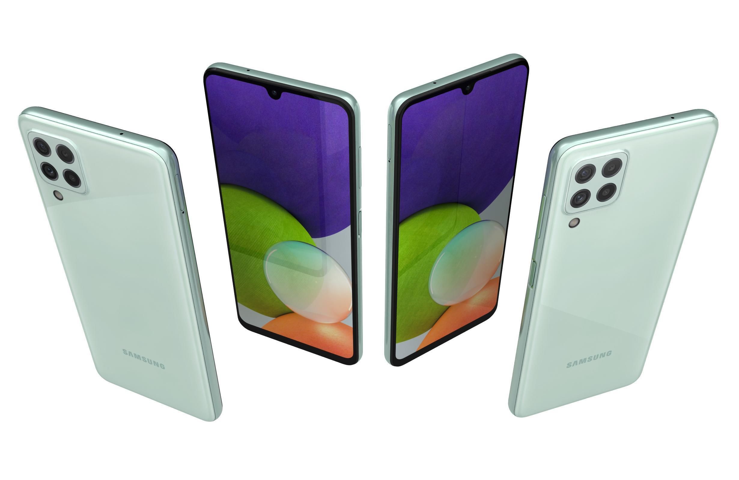 Samsung Galaxy A22 All Colors 3D model | CGTrader