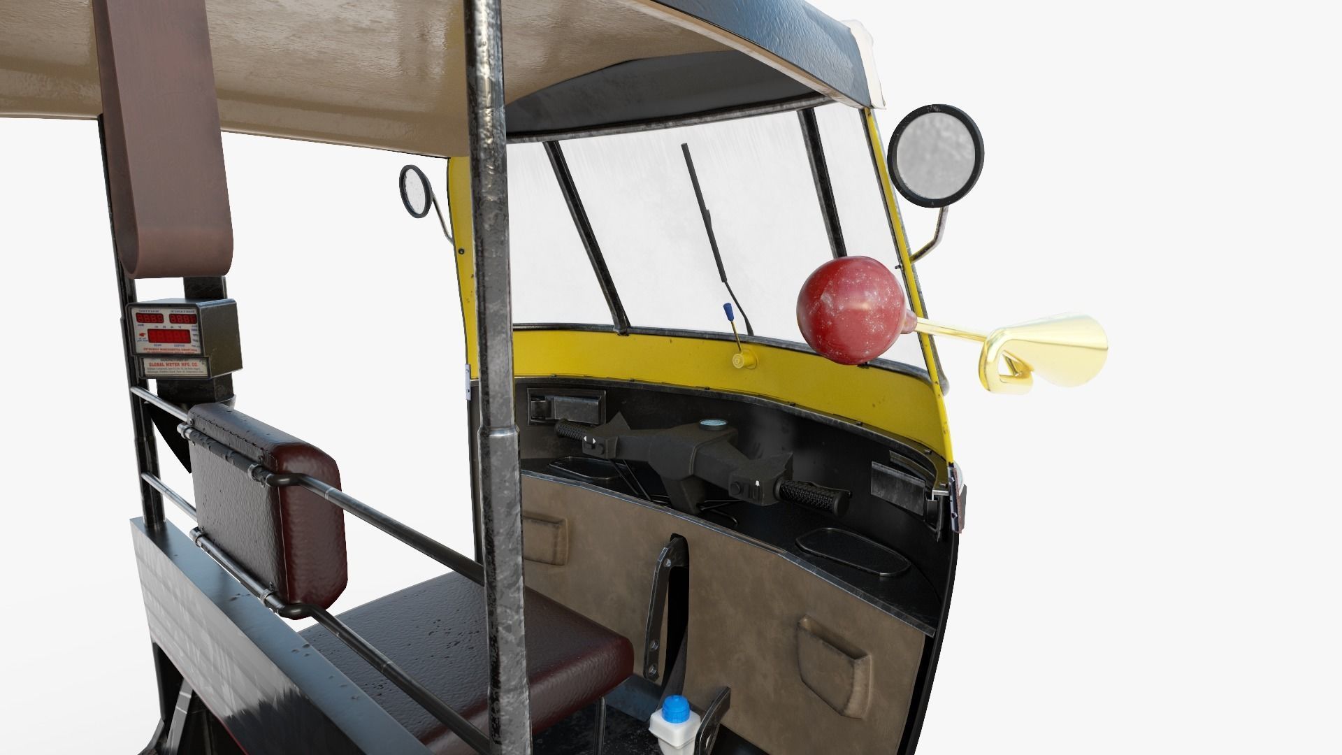 Bajaj Indian Auto Rickshaw 3D model | CGTrader