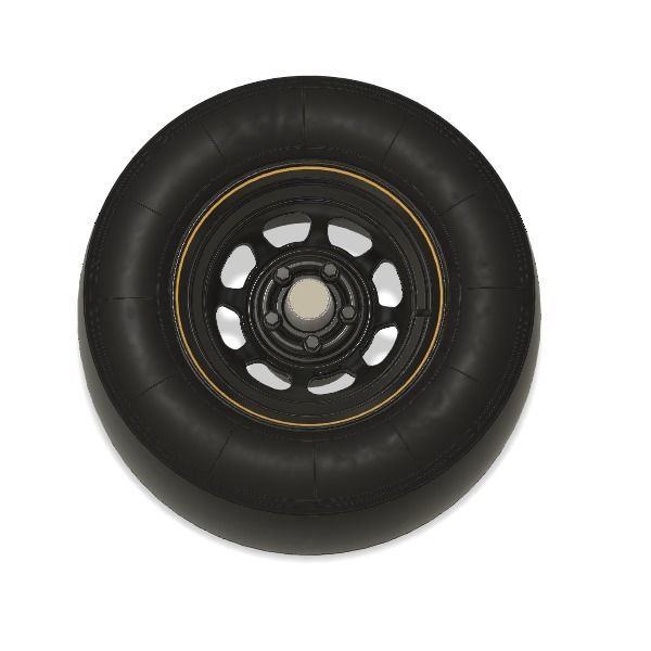 3d printable modern Nascar wheel 3D model 3D printable | CGTrader