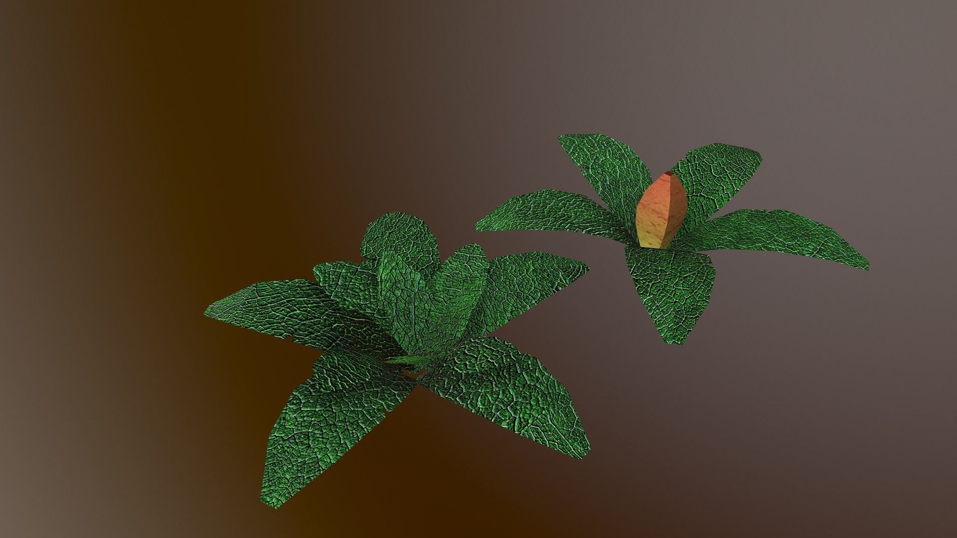 3D model Low Poly Tropical Plant VR / AR / low-poly | CGTrader