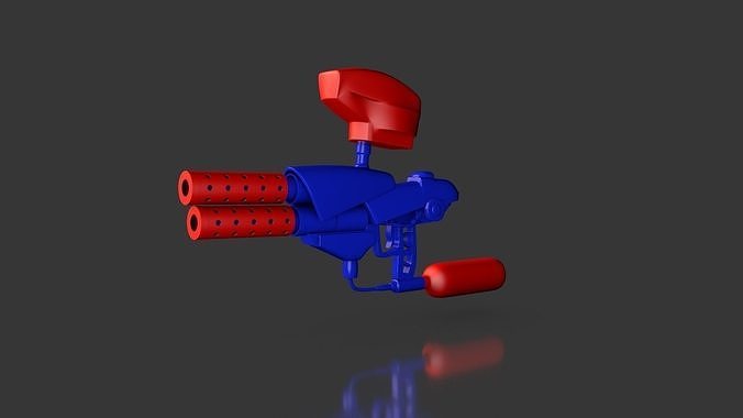 Paintball Gun 3D model | CGTrader