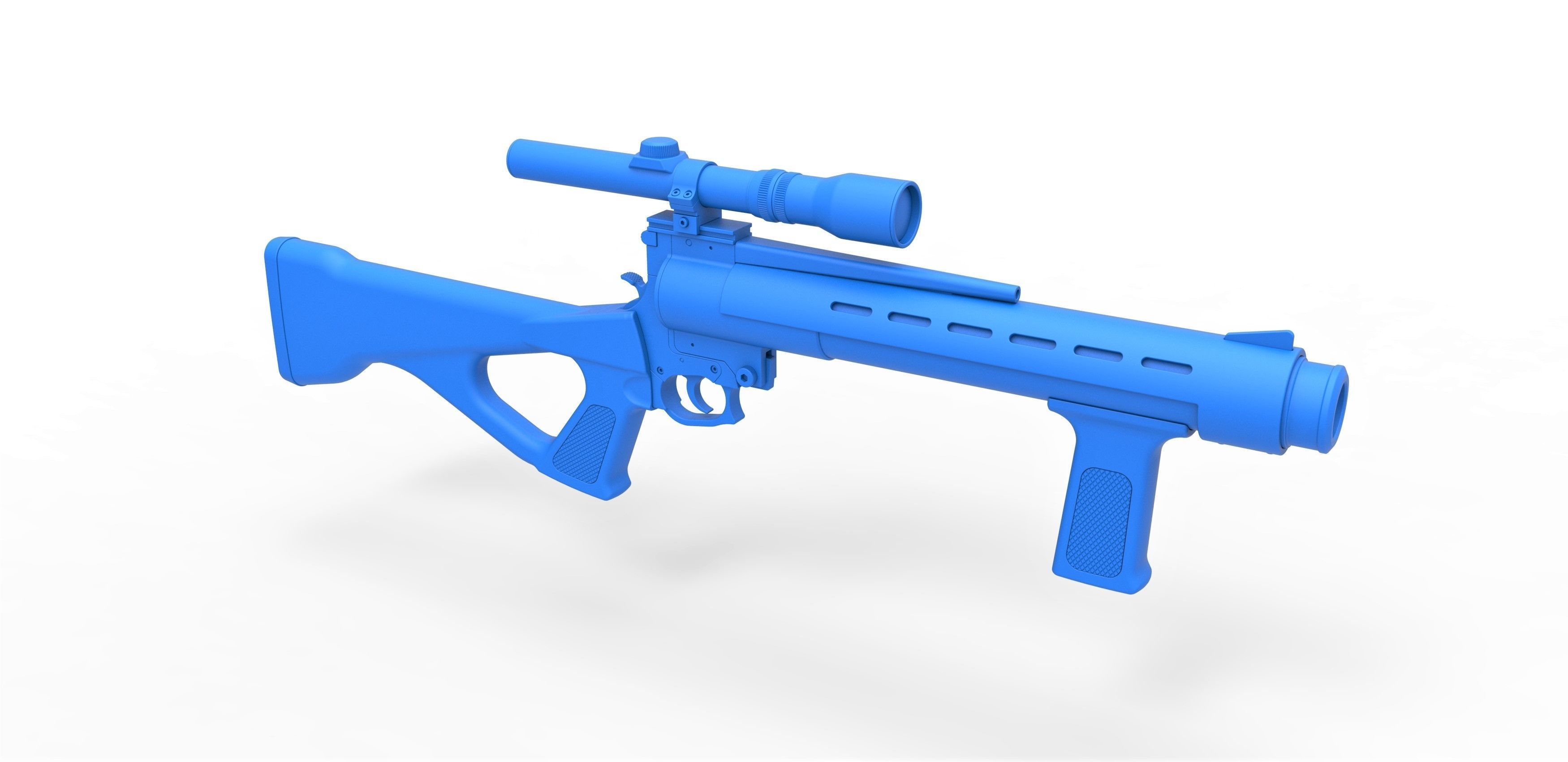 Deathwatch Blaster Rifle from The Mandalorian TV series 3D model | CGTrader