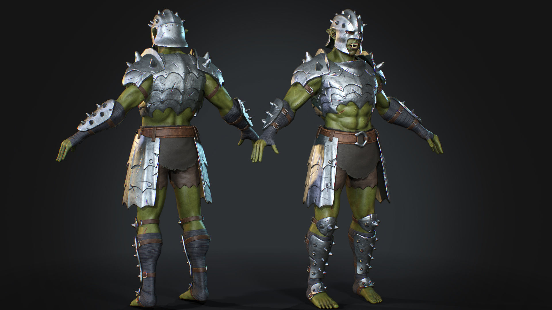 3D model Orc 01 VR / AR / low-poly rigged | CGTrader