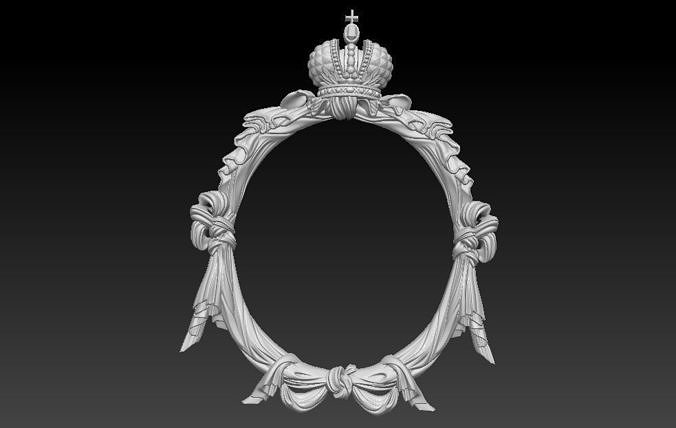 Carved Picture Frame 3D model 3D model 3D printable | CGTrader