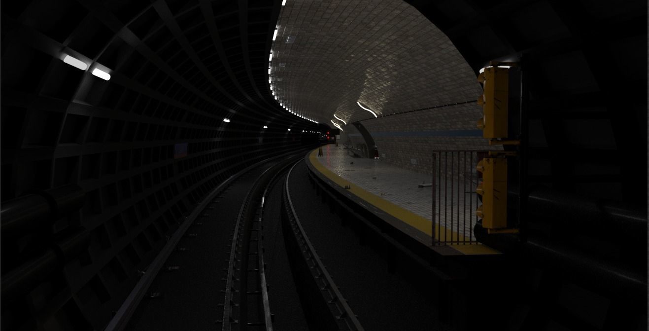Subway Station free 3D model | CGTrader