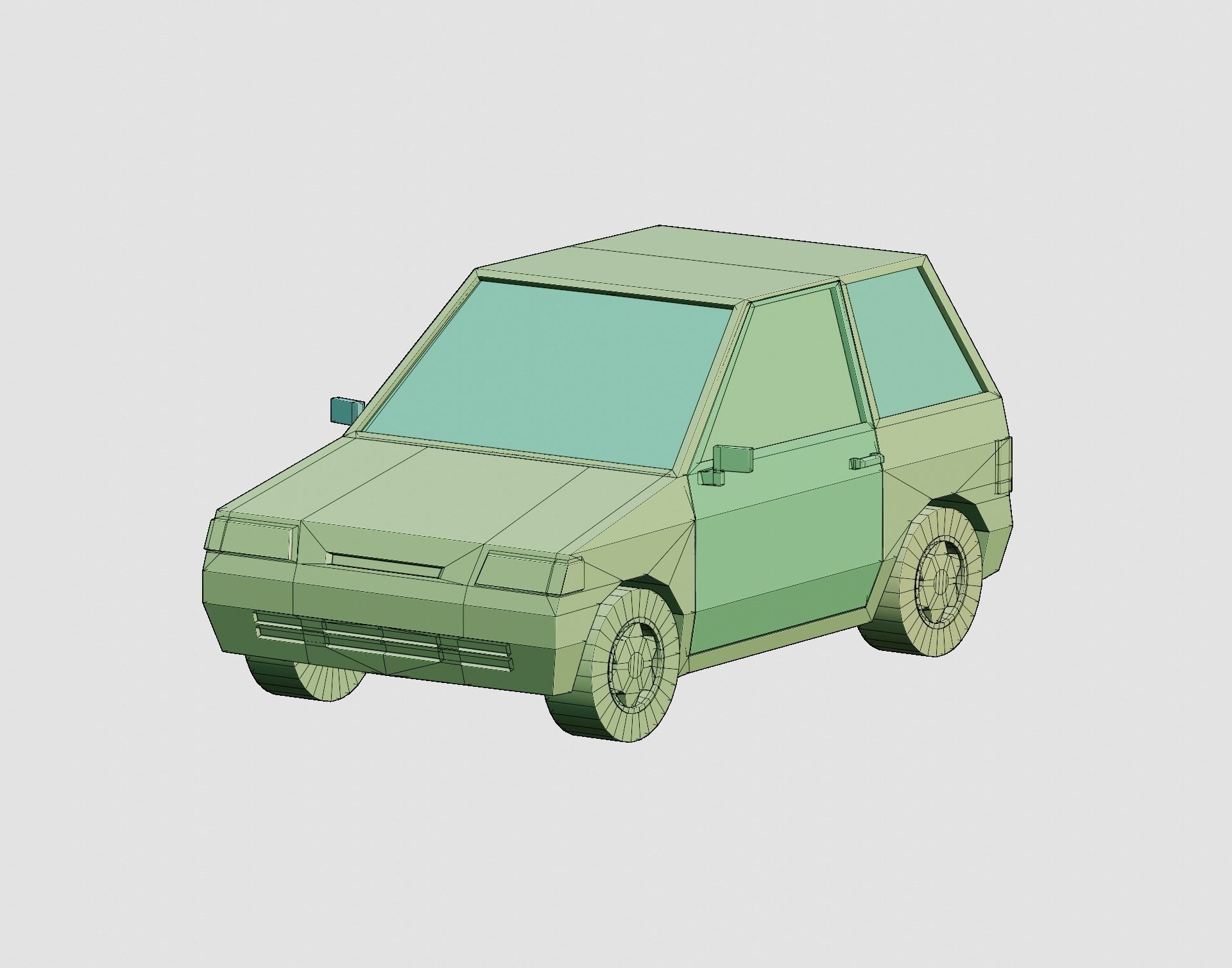 Stylized Cartoon Car Free free VR / AR / low-poly 3D model | CGTrader