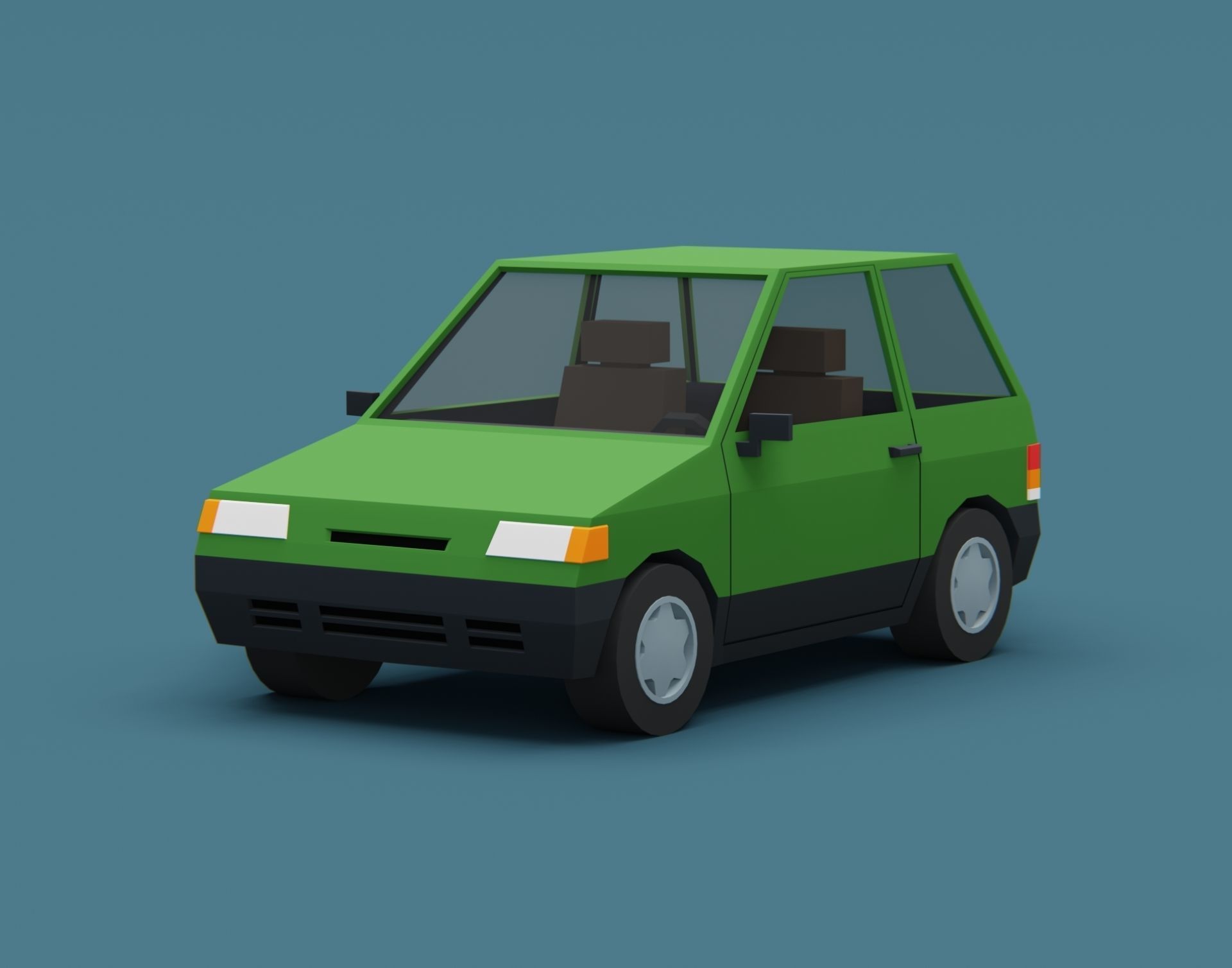 Stylized Cartoon Car Free free VR / AR / low-poly 3D model | CGTrader