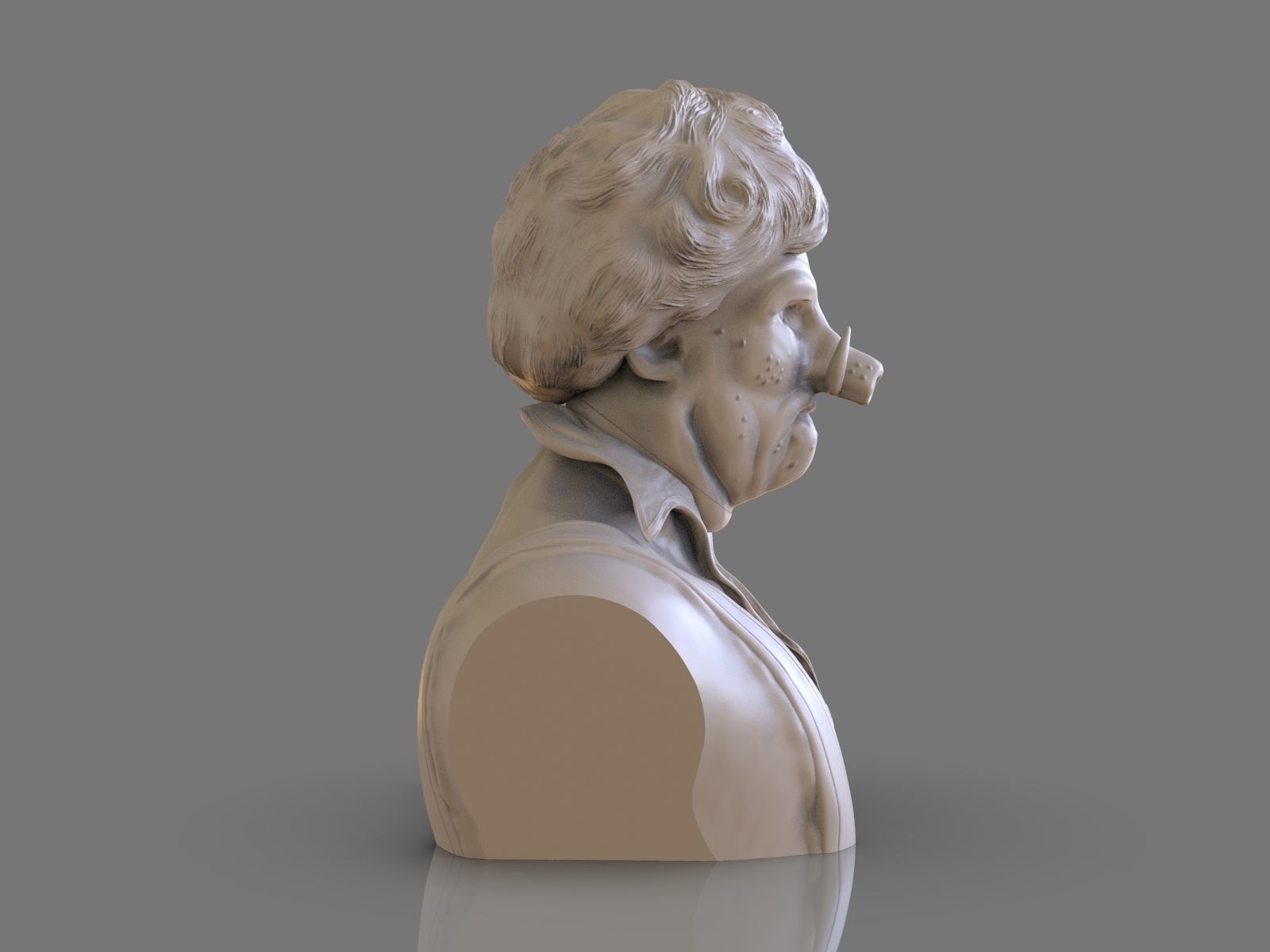 Wookalar Bust 3D model 3D printable | CGTrader