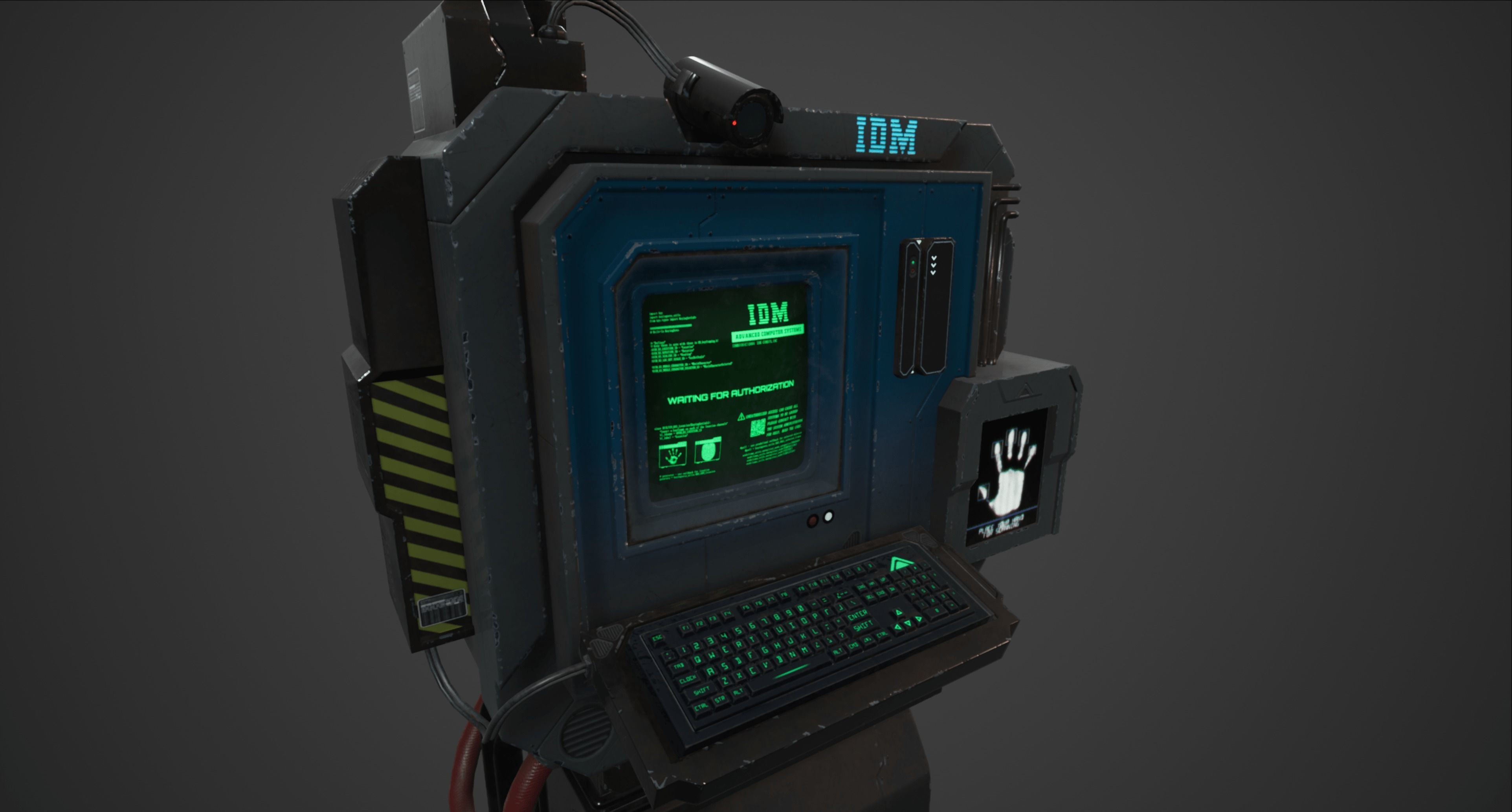 3D model Scifi Mainframe Computer VR / AR / low-poly | CGTrader