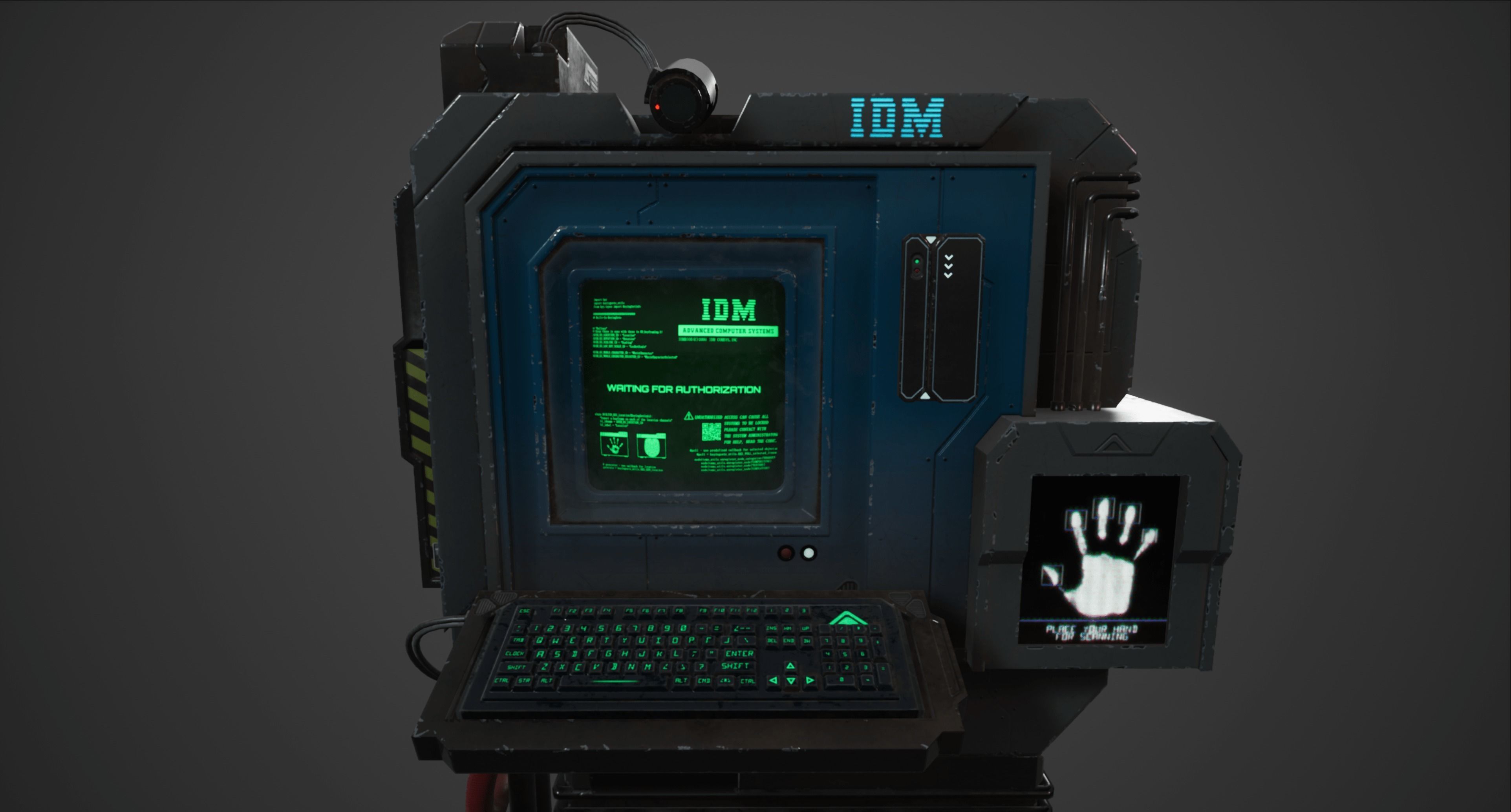 3D model Scifi Mainframe Computer VR / AR / low-poly | CGTrader