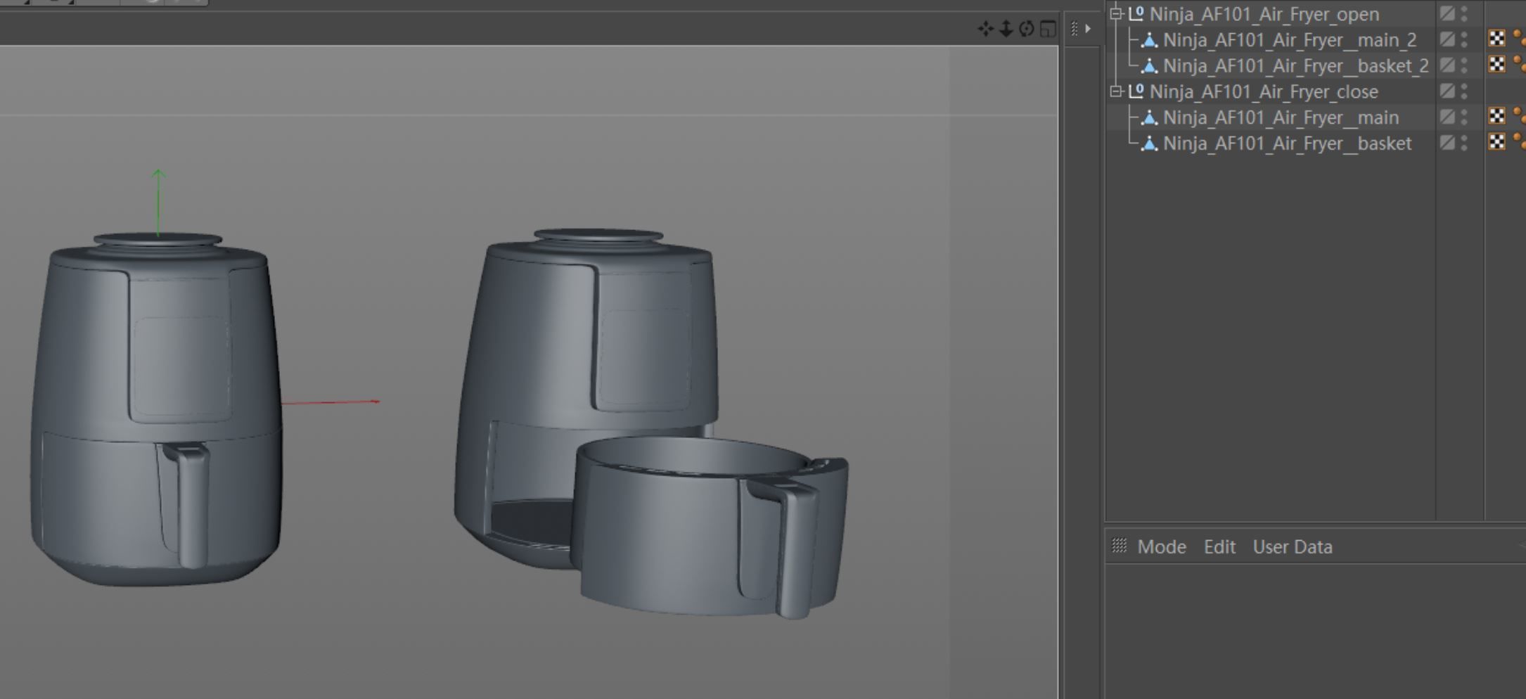 Ninja AF101 Air Fryer 3D model | CGTrader