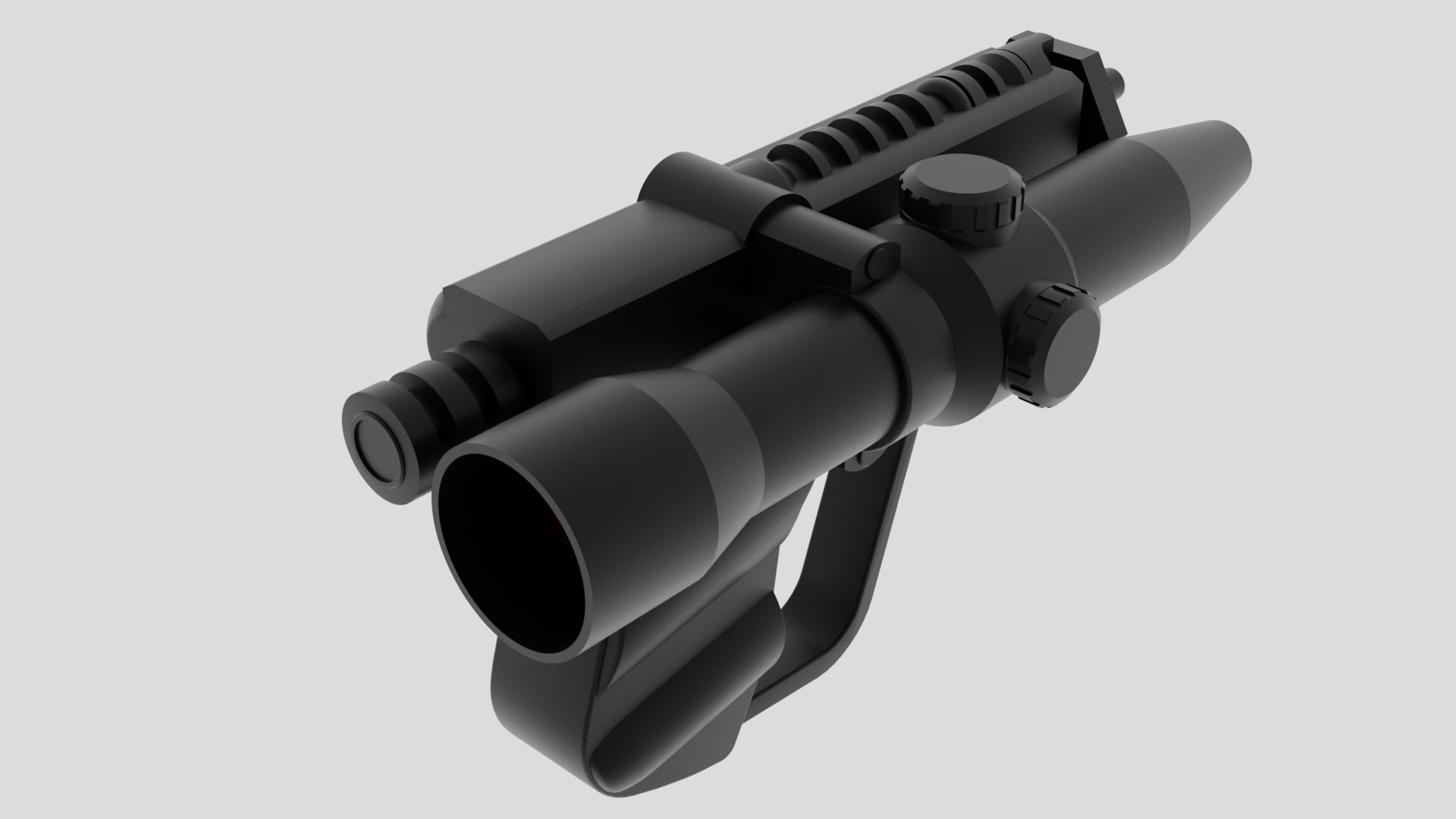 EC-17 Hold-Out Blaster Pistol 3D model | CGTrader