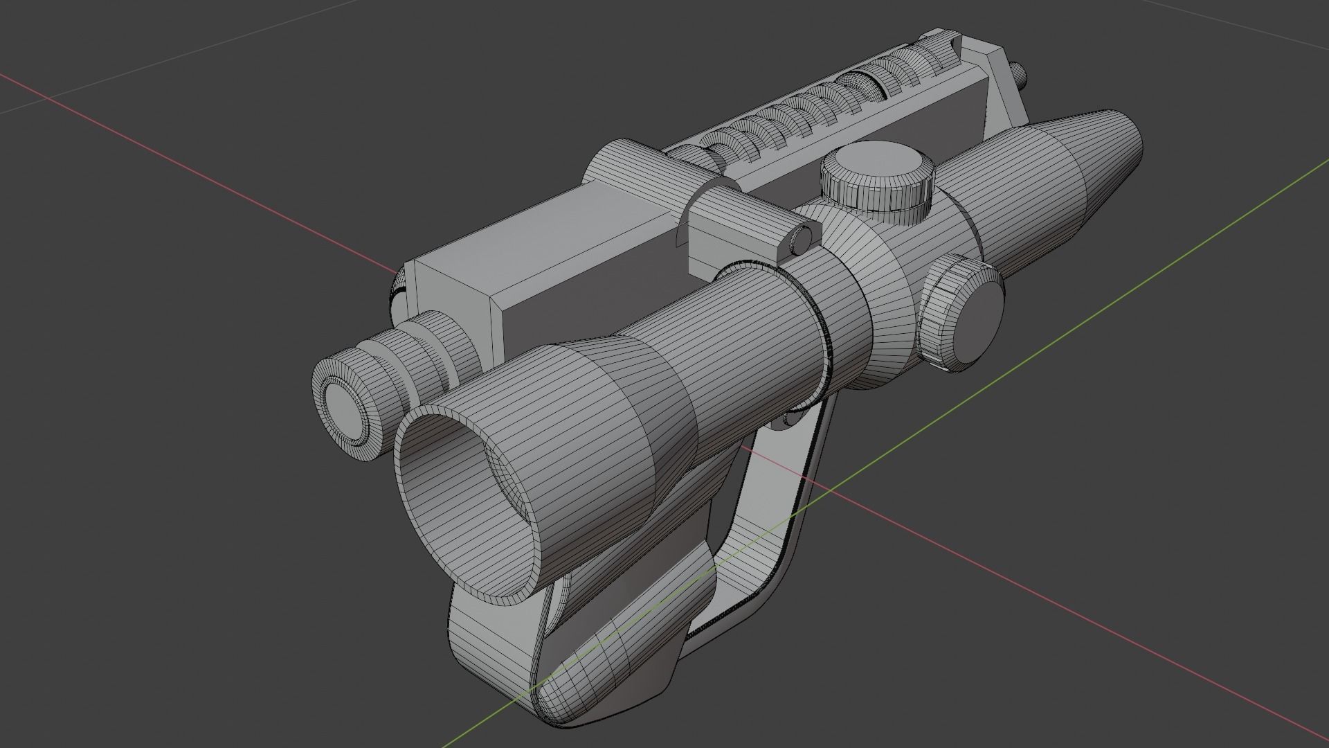 EC-17 Hold-Out Blaster Pistol 3D model | CGTrader