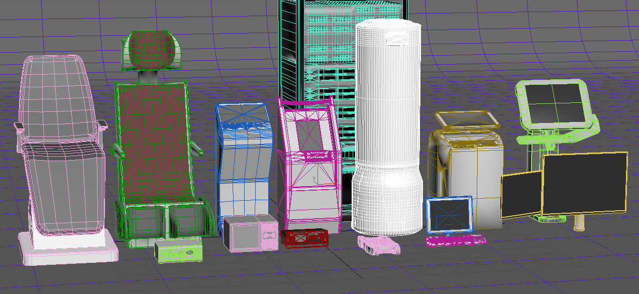 3D model tech sci-fi props VR / AR / low-poly | CGTrader