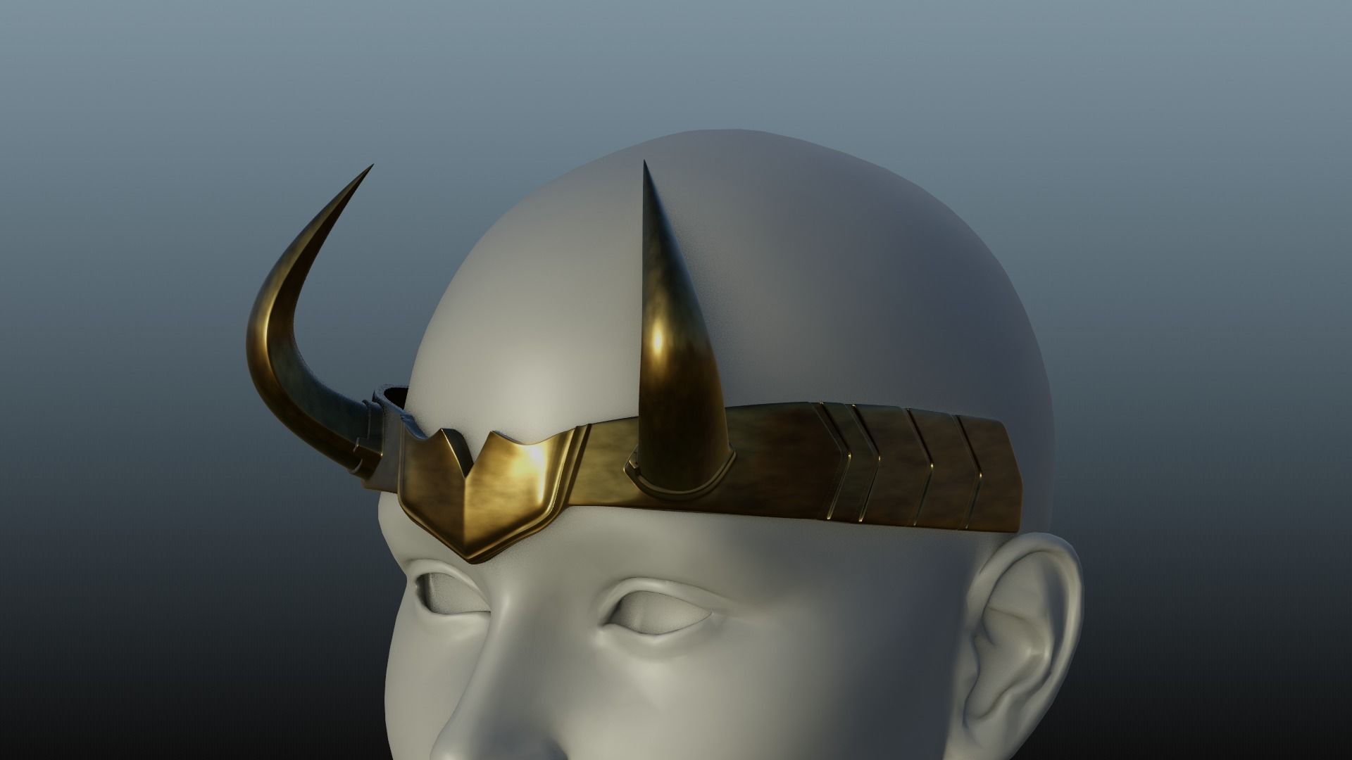 Sylvie - Lady Loki crown 3D model 3D printable | CGTrader