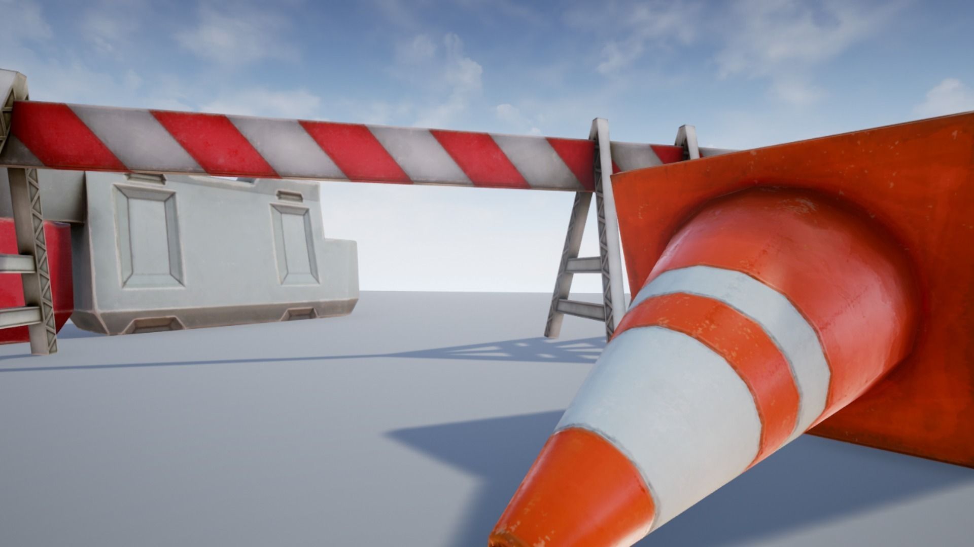 3D model Road Objects - Traffic - low poly VR / AR / low-poly | CGTrader