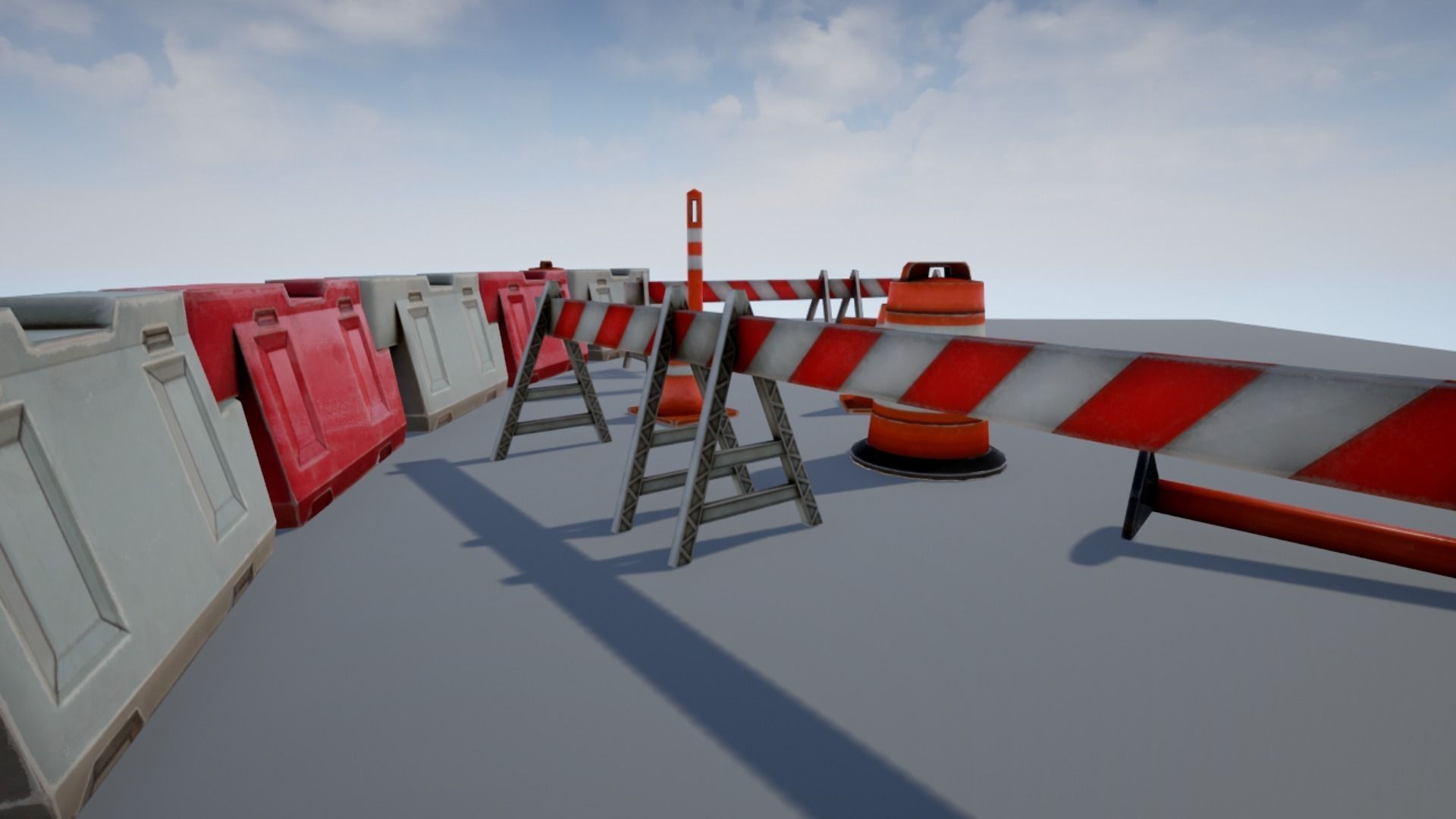 3D model Road Objects - Traffic - low poly VR / AR / low-poly | CGTrader