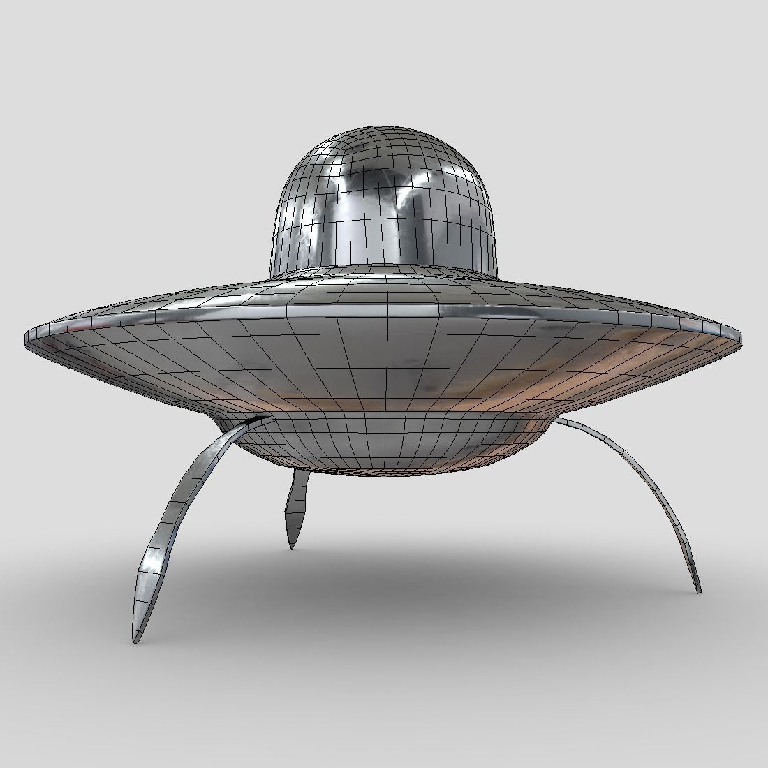 CC0 - UFO free VR / AR / low-poly 3D model | CGTrader