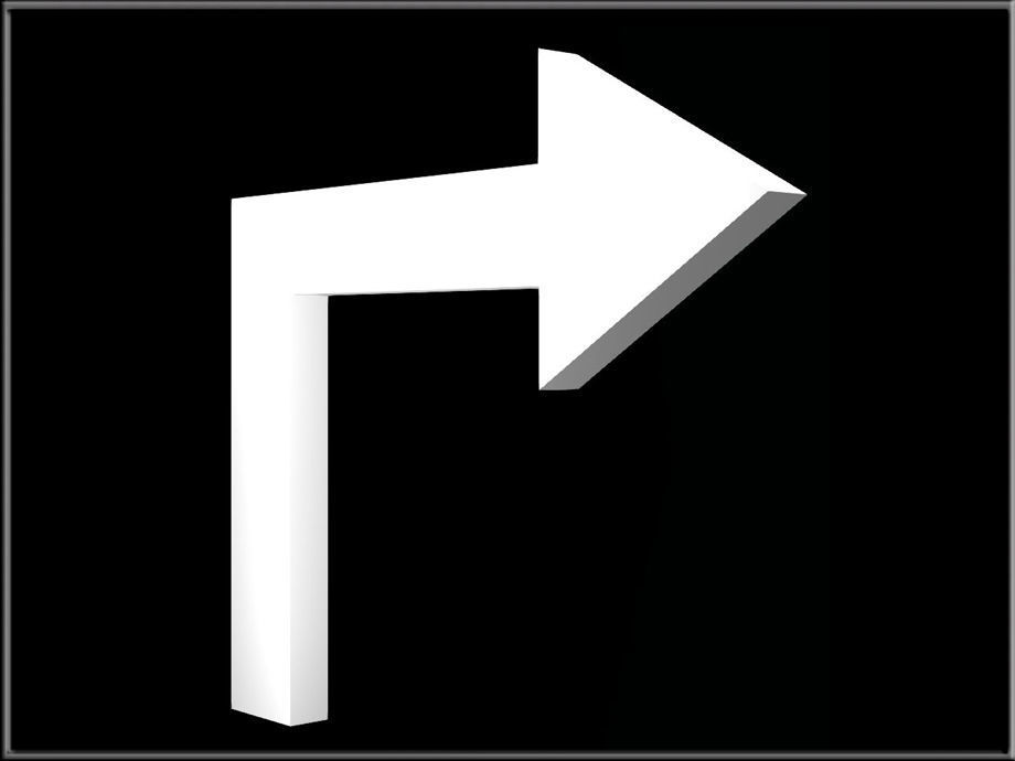 3D model 90 Degree Turn Arrow VR / AR / low-poly | CGTrader