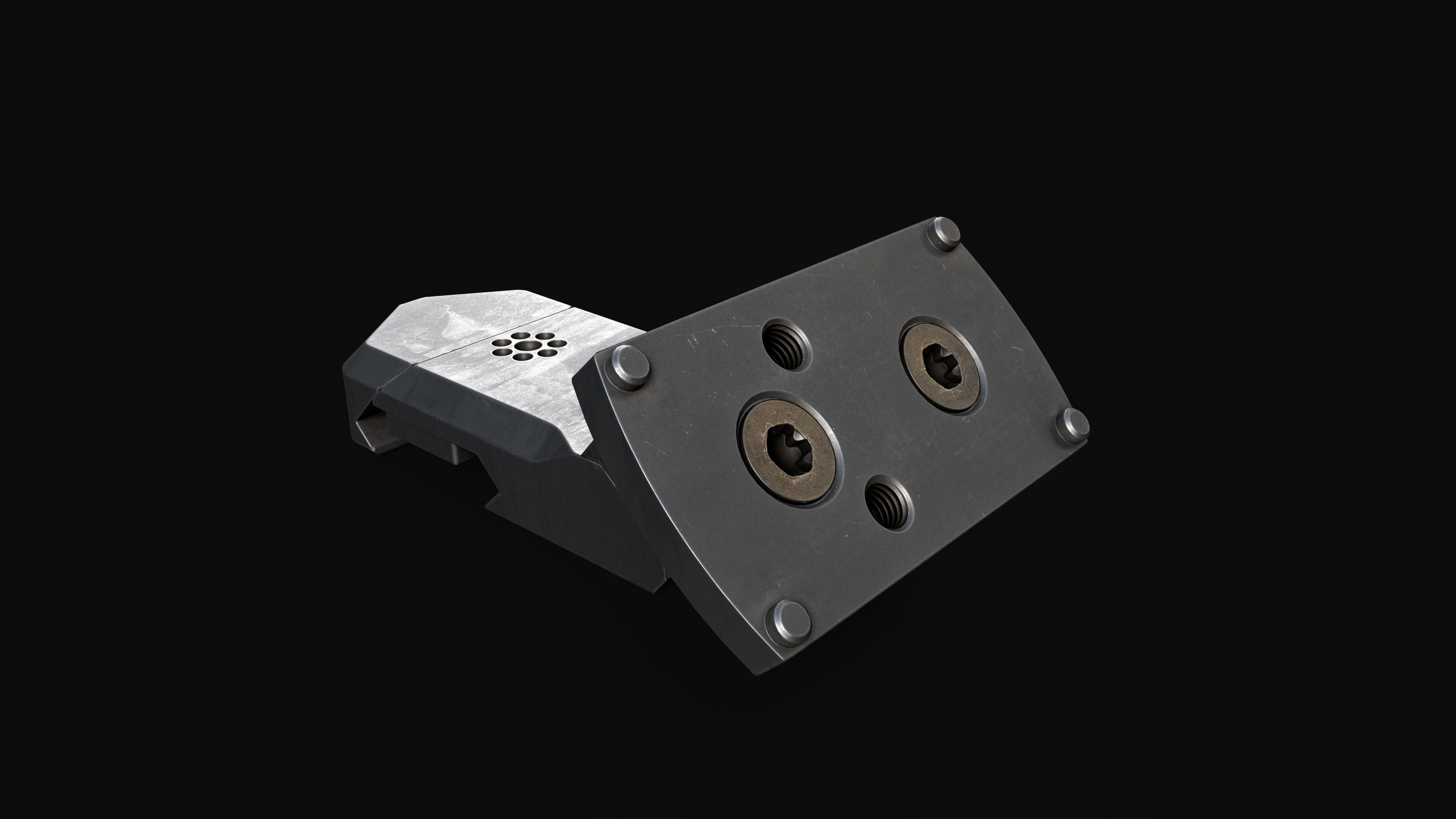 Arisaka Offset Optic Mount free VR / AR / low-poly 3D model | CGTrader