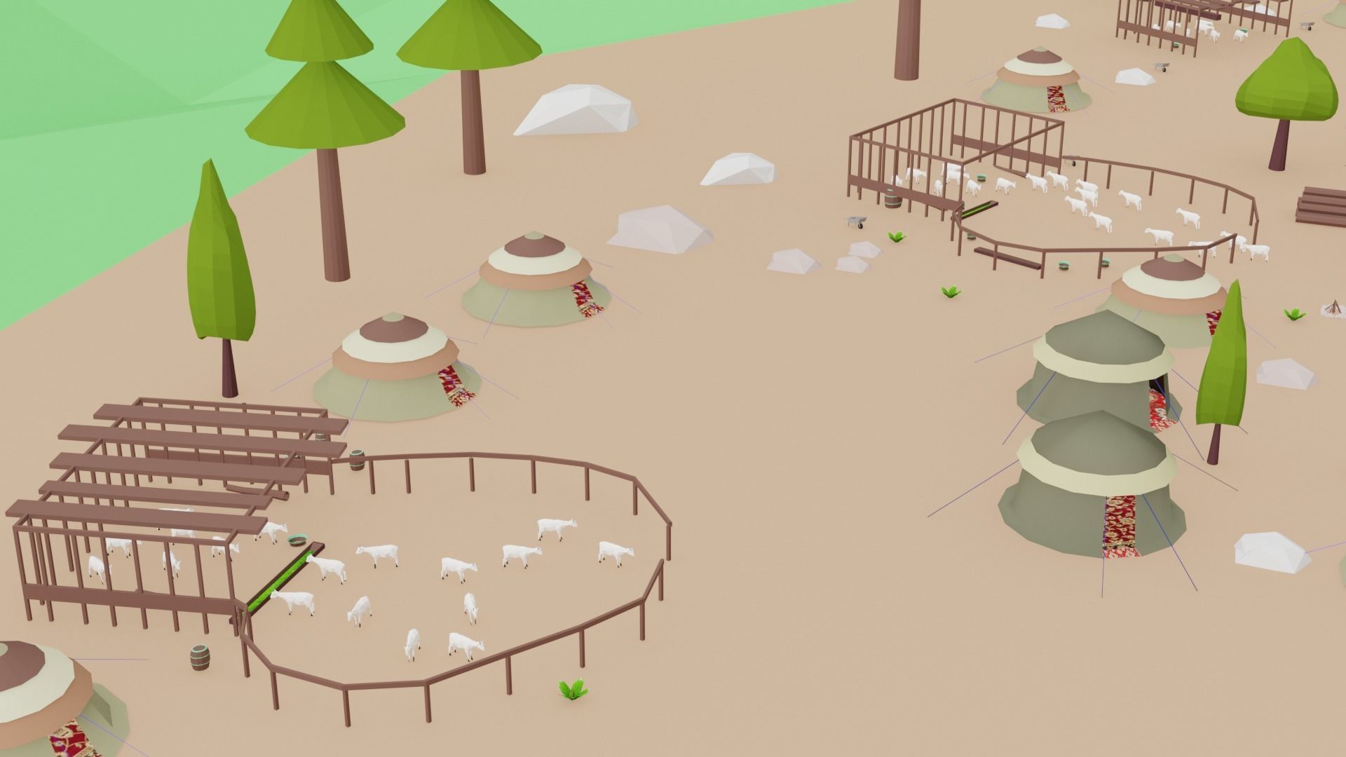 3D model Kayi kabila In Lowpoly Style VR / AR / low-poly | CGTrader