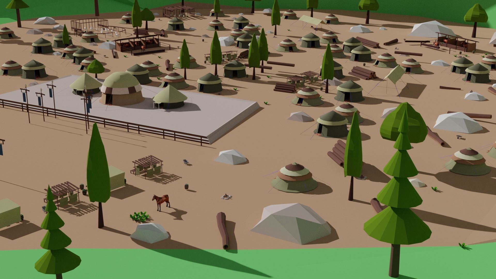 3D model Kayi kabila In Lowpoly Style VR / AR / low-poly | CGTrader