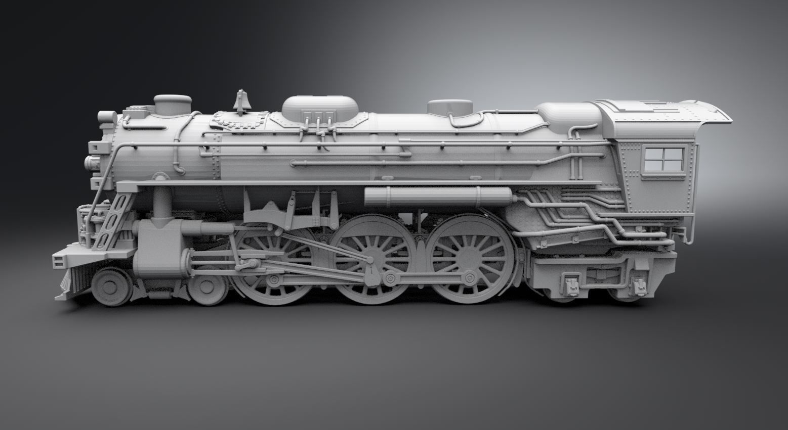 WW2 Troop Train Scale model 3D model 3D printable | CGTrader