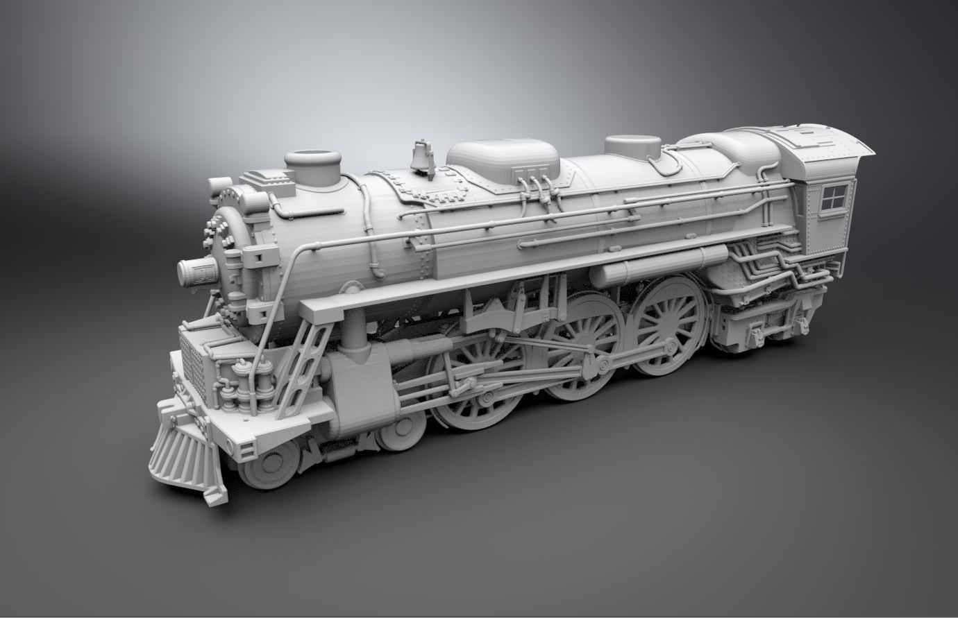WW2 Troop Train Scale model 3D model 3D printable | CGTrader