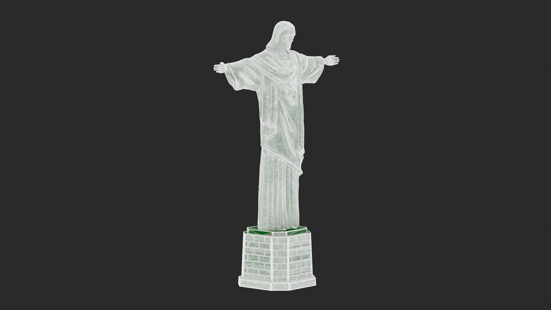 Christ the Redeemer Statue 3D Print 3D model 3D printable | CGTrader