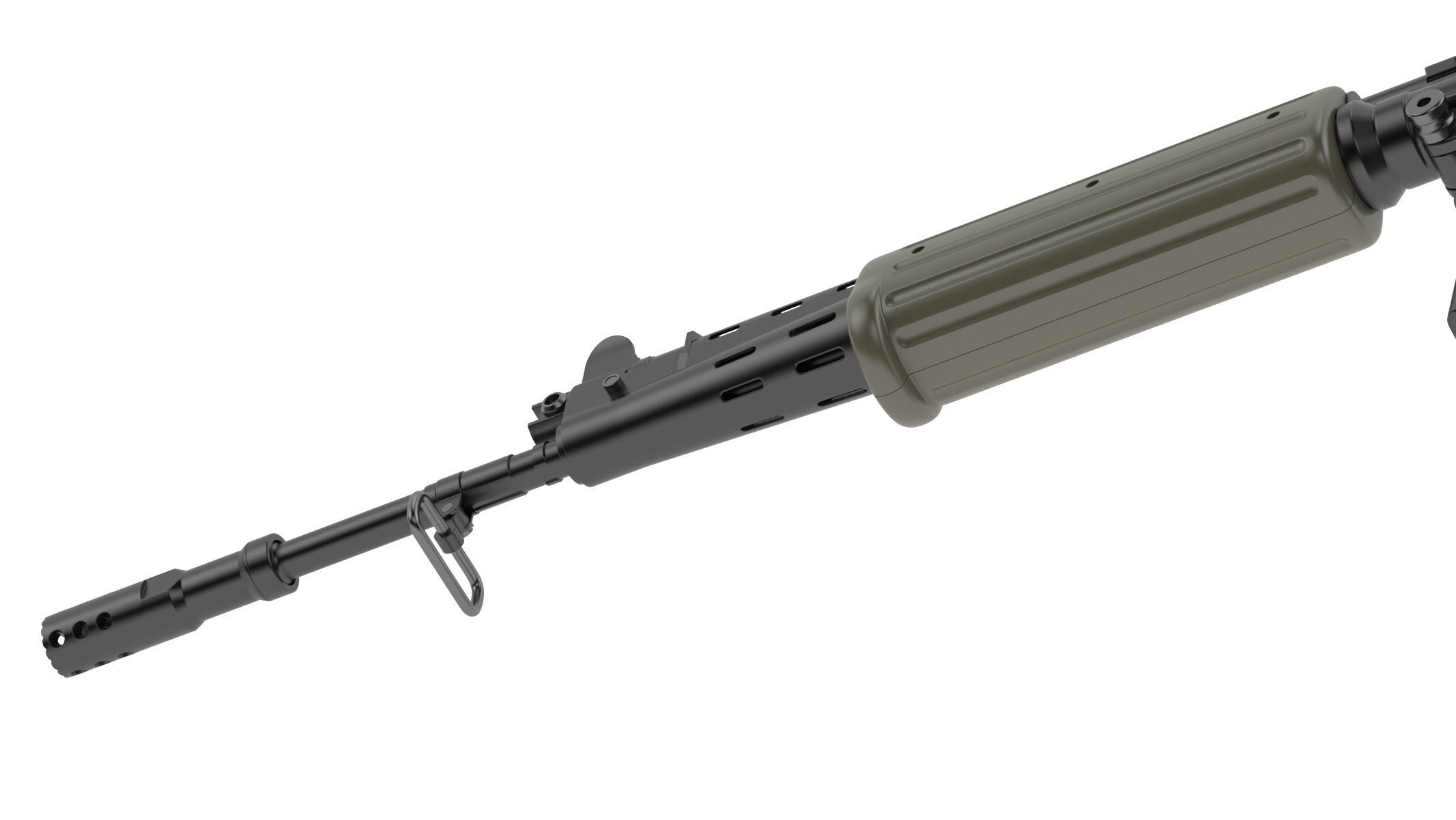 FN CAL 3D model | CGTrader