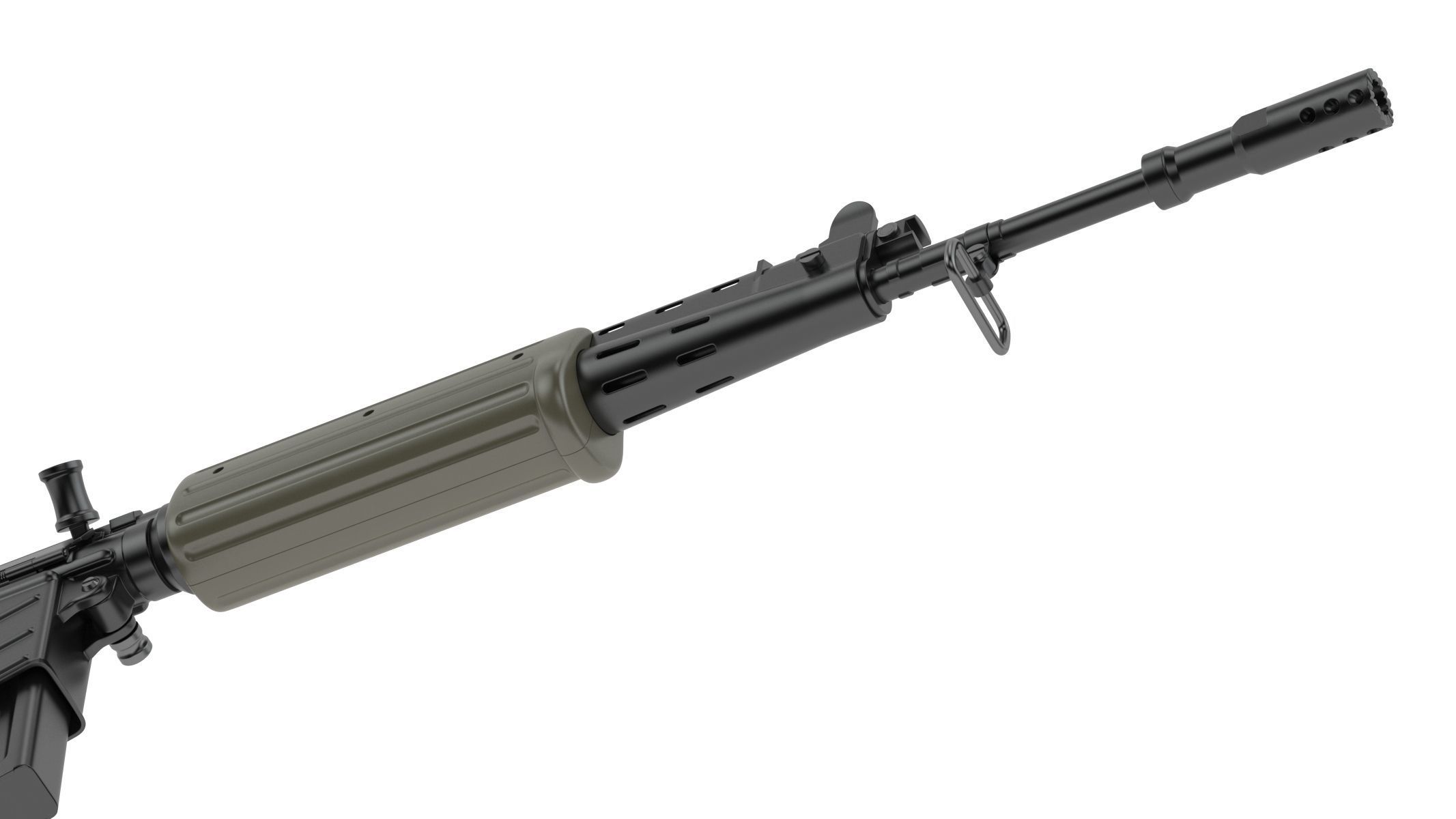 FN CAL 3D model | CGTrader