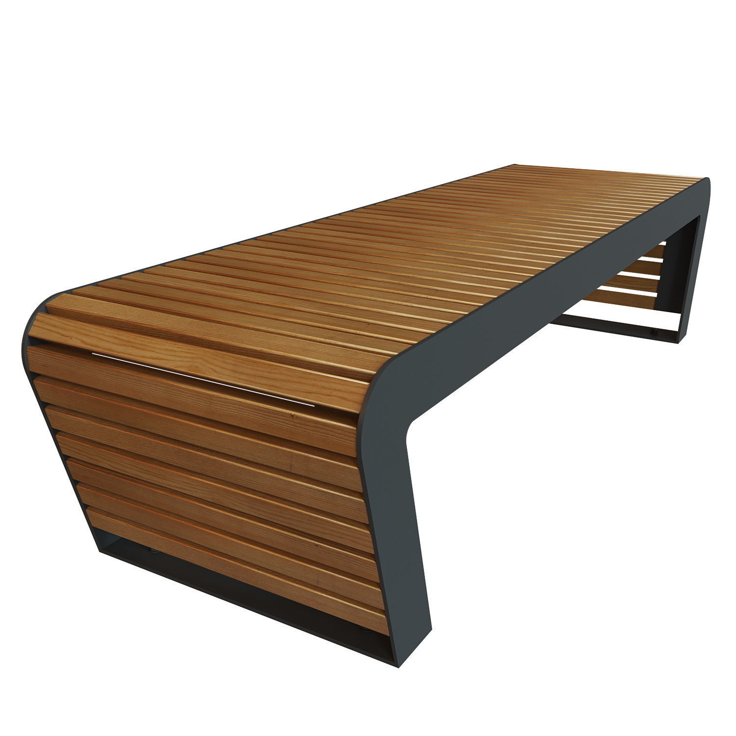 bench Flash backless 3D model | CGTrader