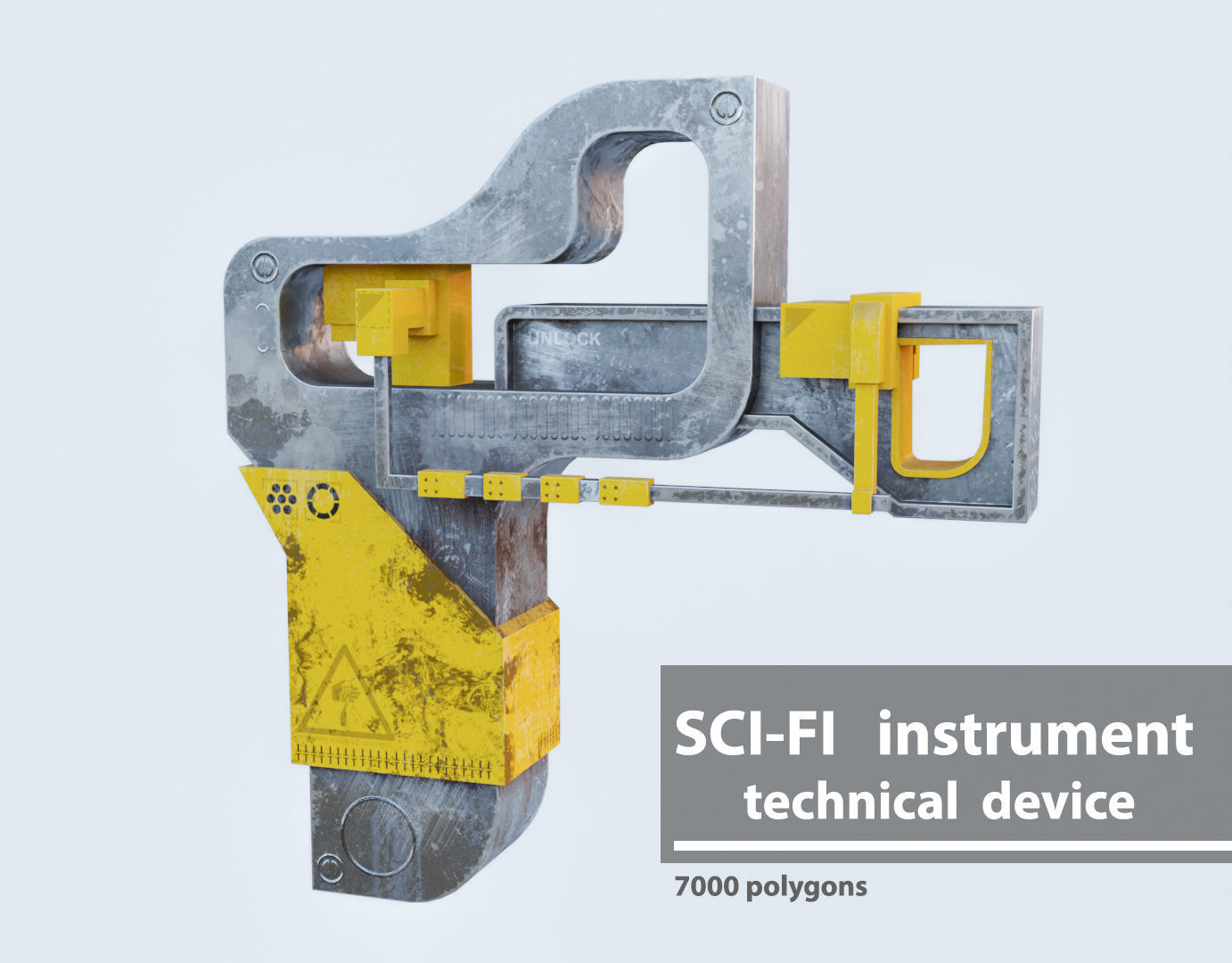 3D model Instrument sci-fi technical device VR / AR / low-poly | CGTrader