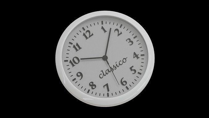 Wall Clock 3D model | CGTrader