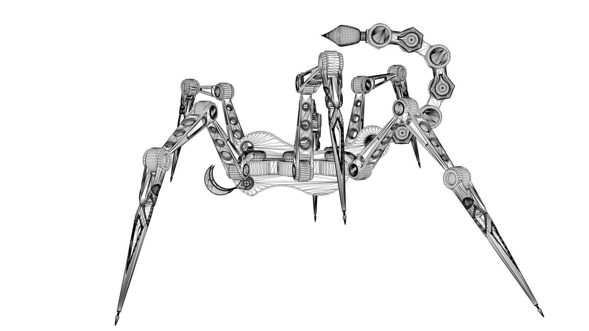 Arachnoid Mecha 3D model | CGTrader
