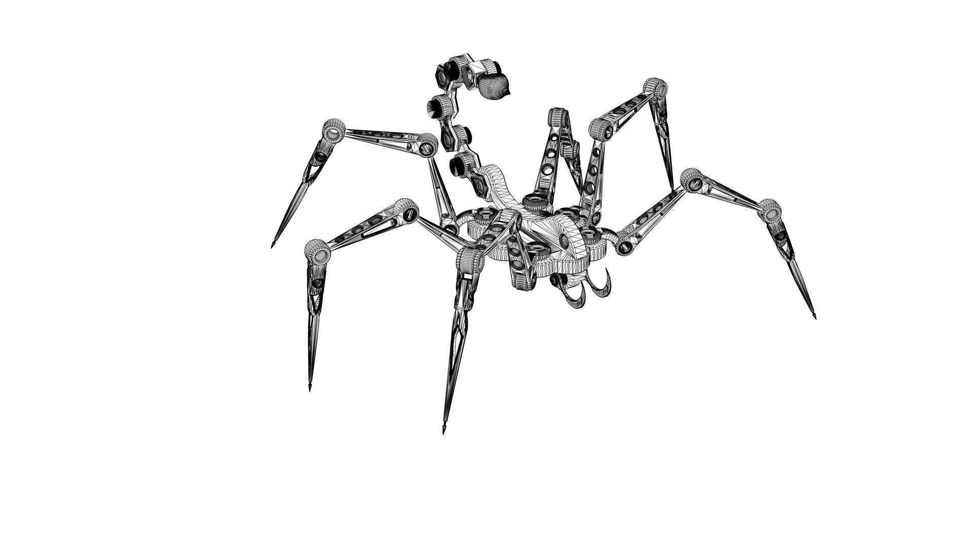 Arachnoid Mecha 3D model | CGTrader