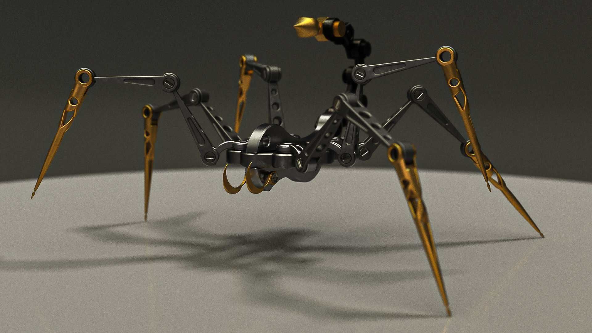 Arachnoid Mecha 3D model | CGTrader