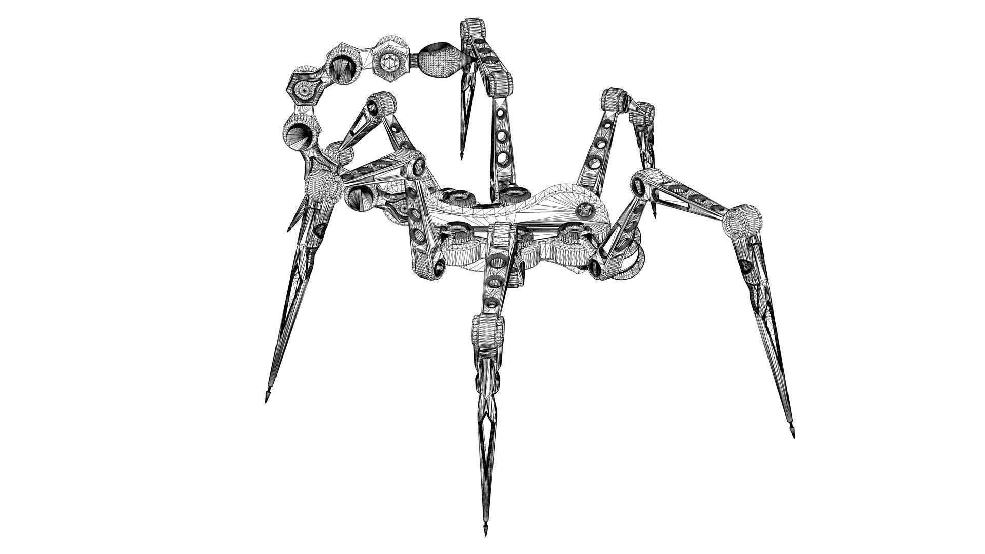 Arachnoid Mecha 3D model | CGTrader