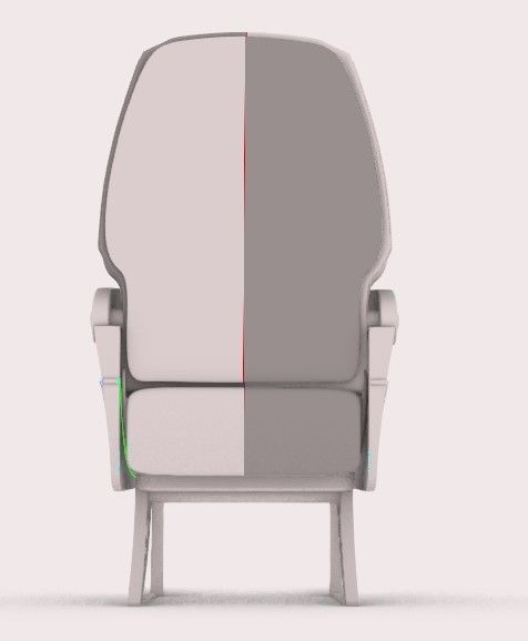 High Quality Airplane Premium Seating 3D Model With textures 3D model ...