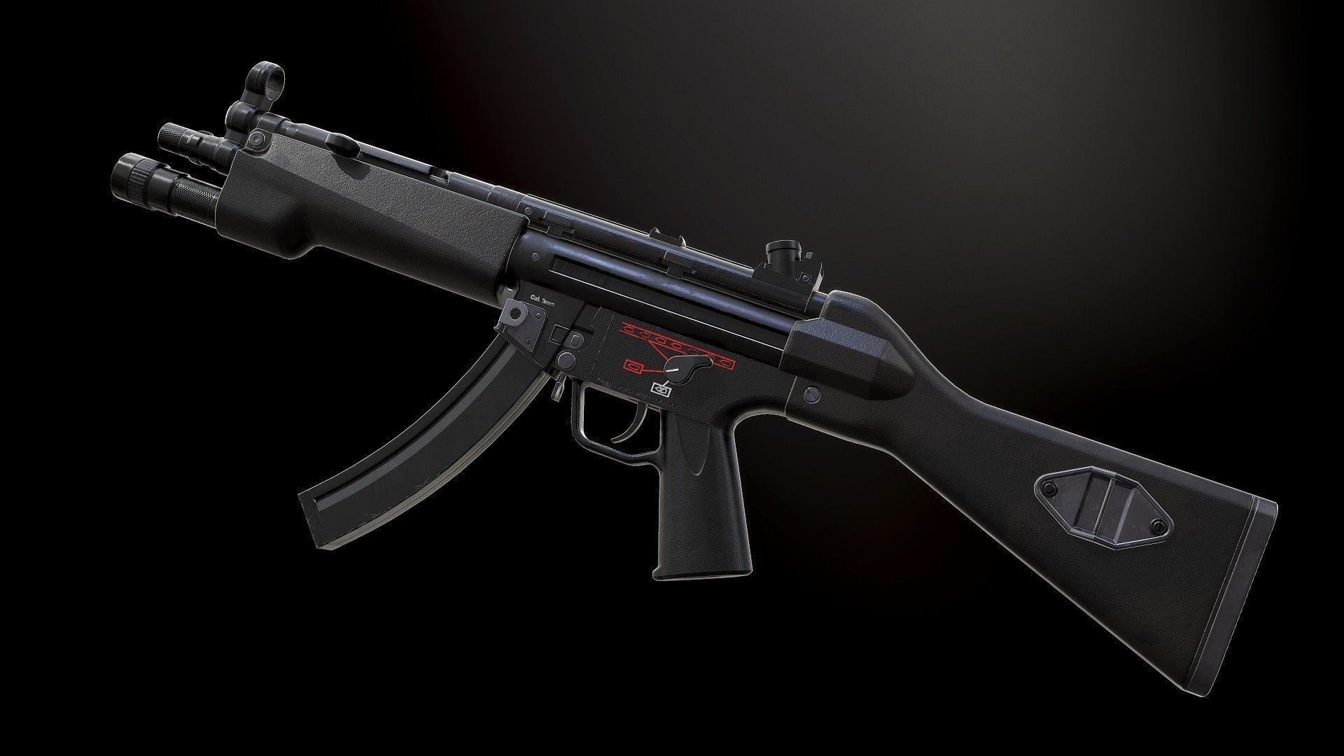 3D model MP5 - Model and Textures VR / AR / low-poly | CGTrader