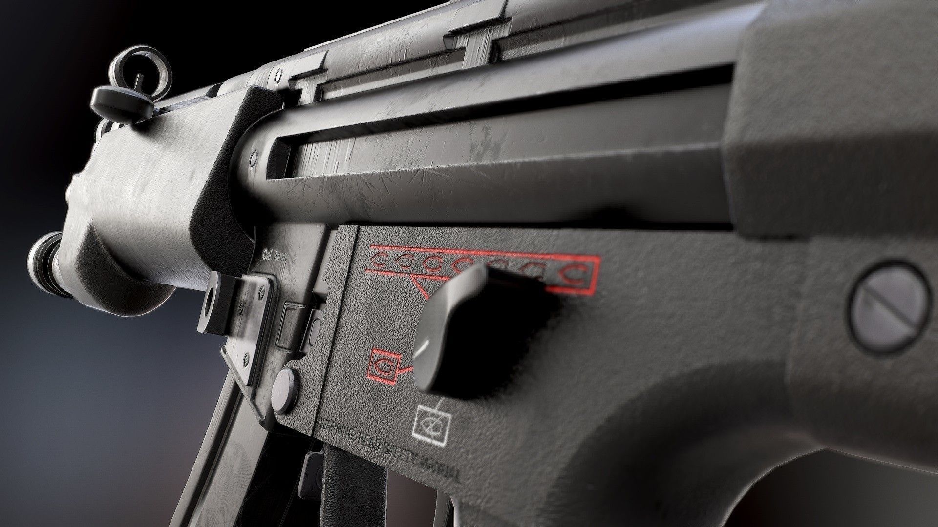 3D model MP5 - Model and Textures VR / AR / low-poly | CGTrader