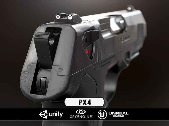 3D model PX4 Storm - Model and Textures VR / AR / low-poly | CGTrader