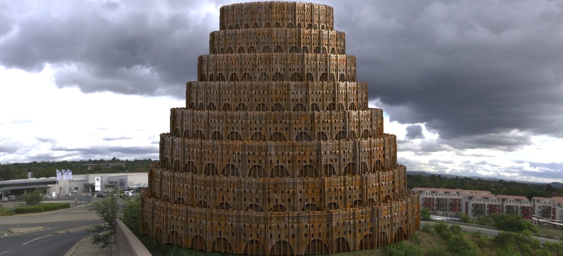 Babylon Tower of Babel 3D model | CGTrader