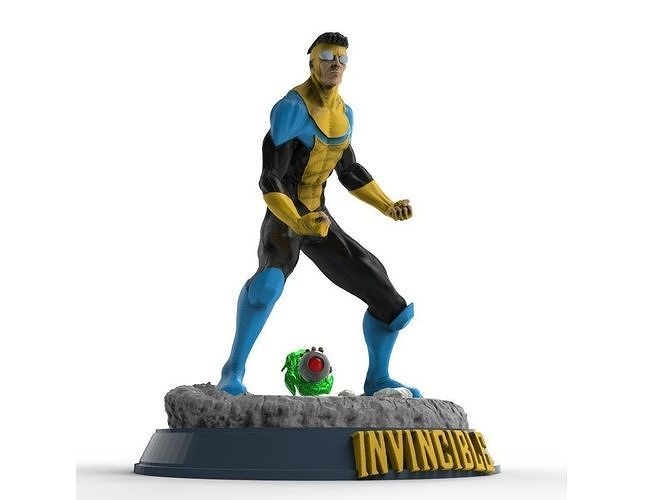 INVINCIBLE STATUE 3D model 3D printable | CGTrader