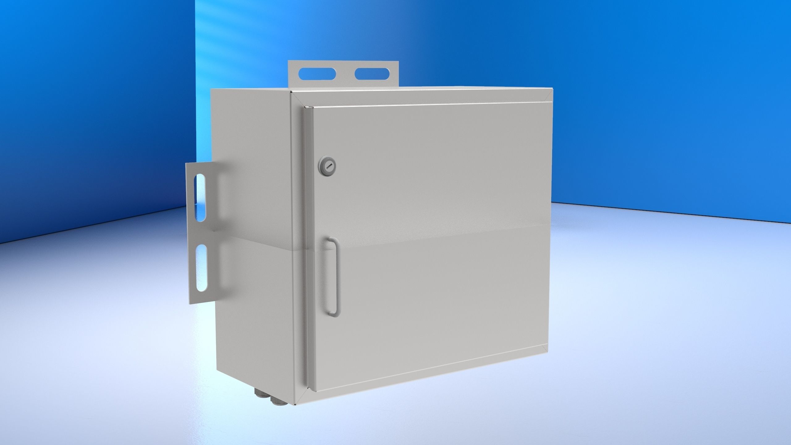 Metal Battery Box 3D model | CGTrader