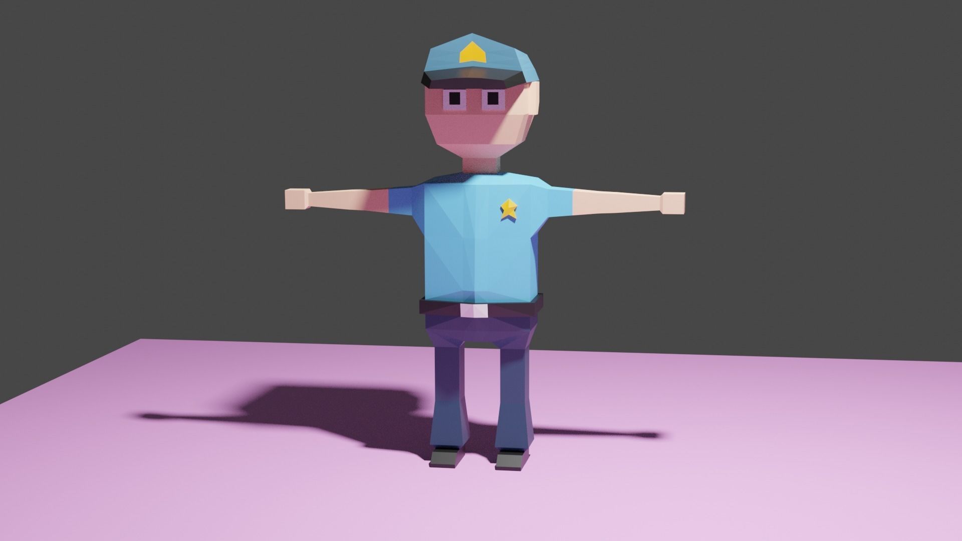 Police Officer free 3D model | CGTrader