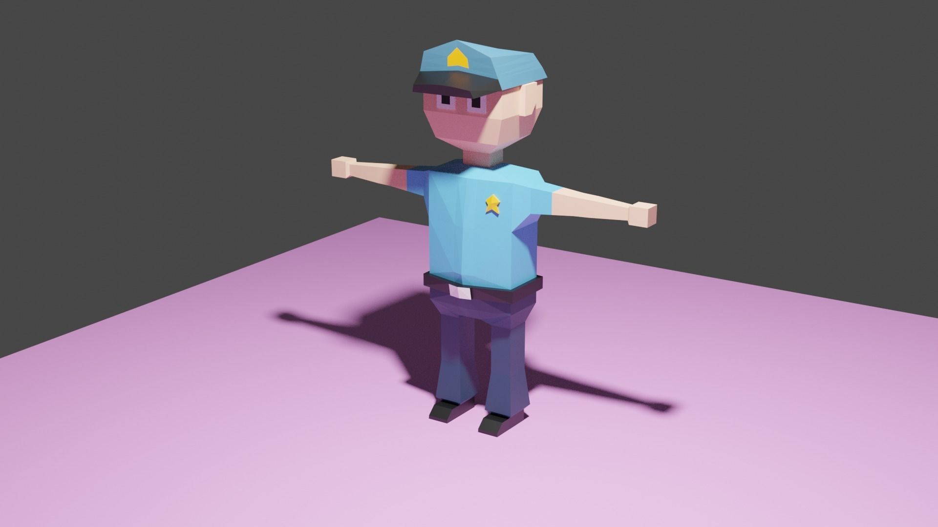 Police Officer free 3D model | CGTrader