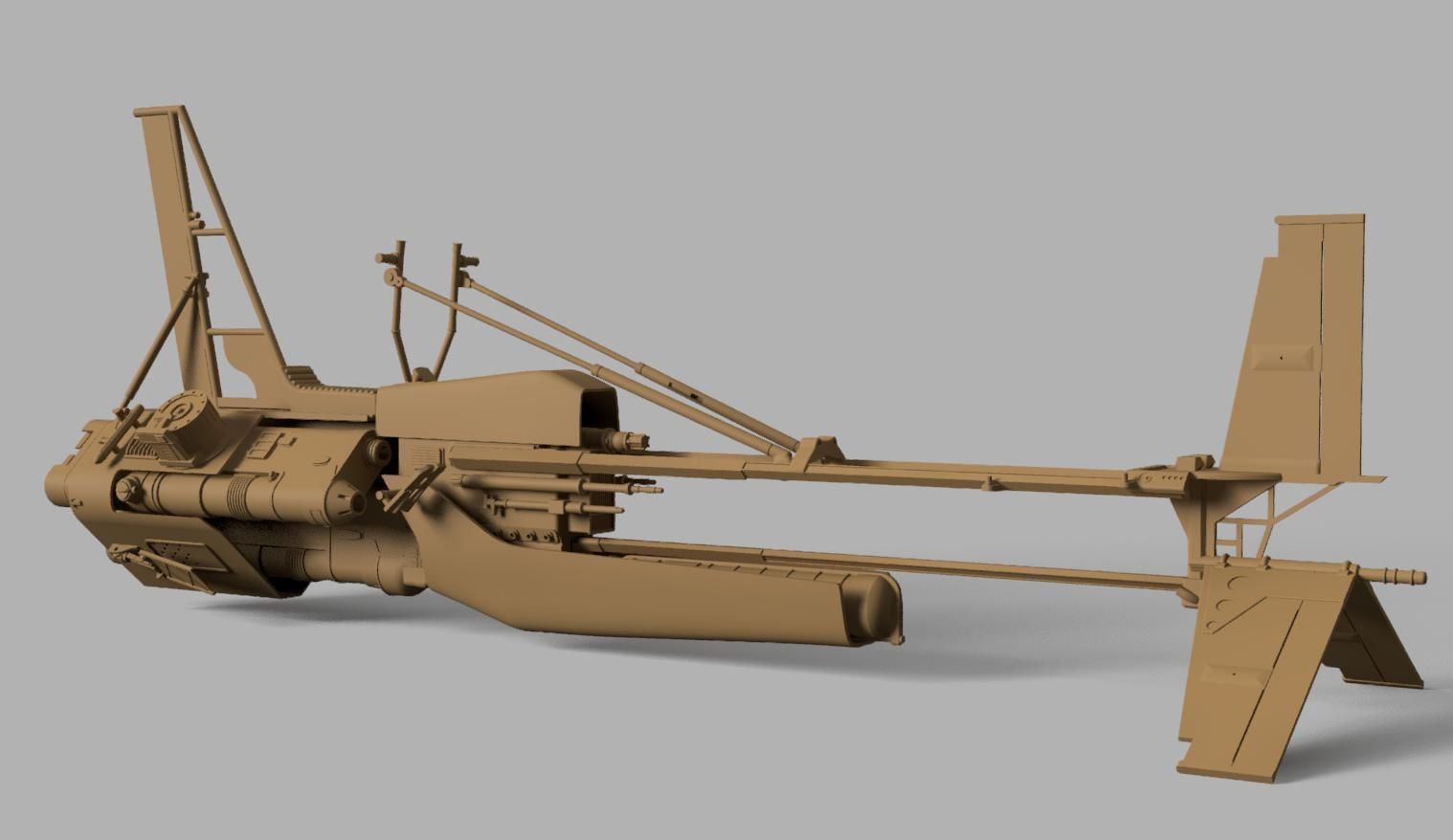 Star Wars Enfys Nest Skyblade 330 from Han Solo Movie 3D model 3D ...