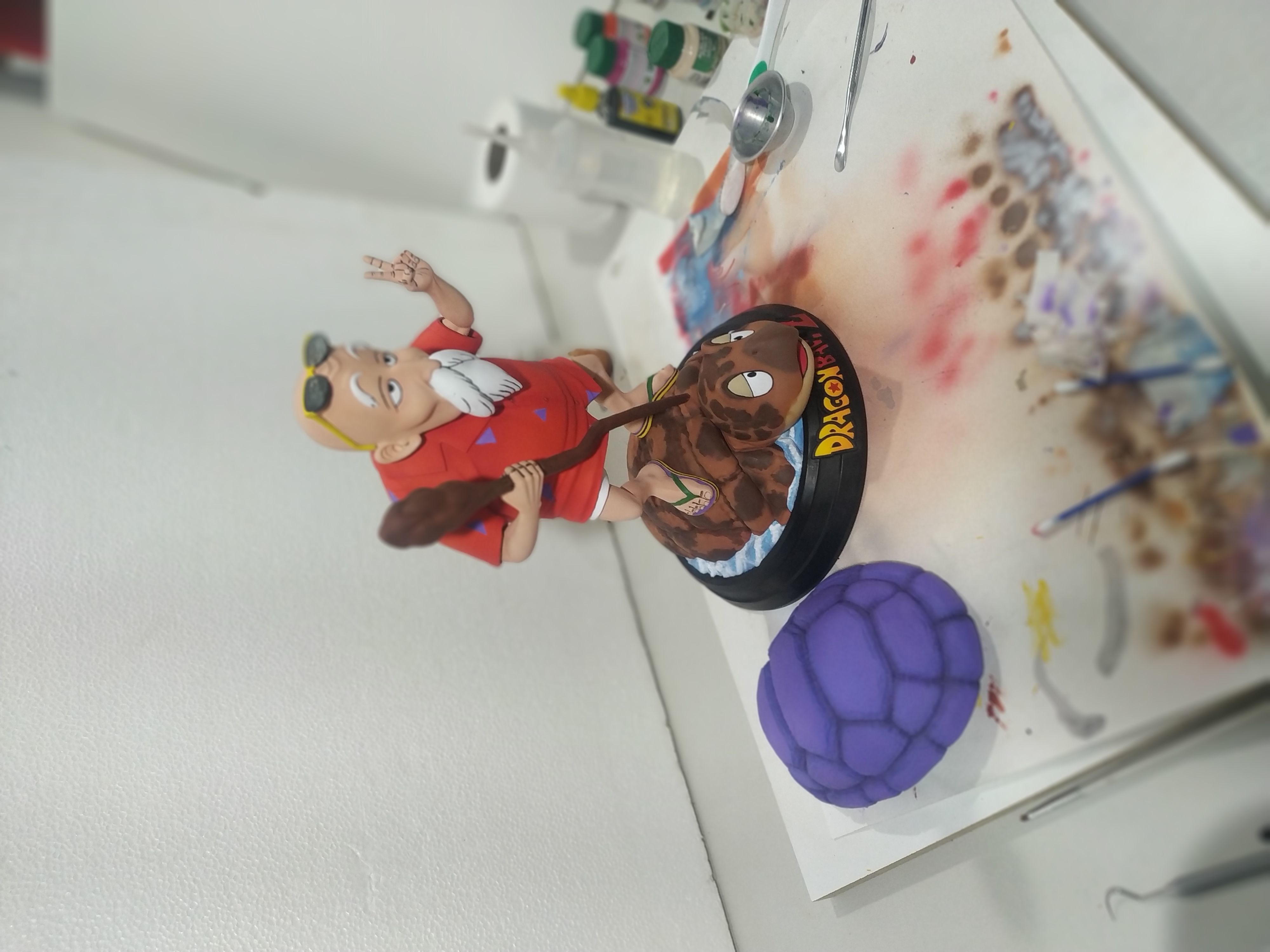 Dragonball Master Roshi Full diorama 3D model 3D printable | CGTrader